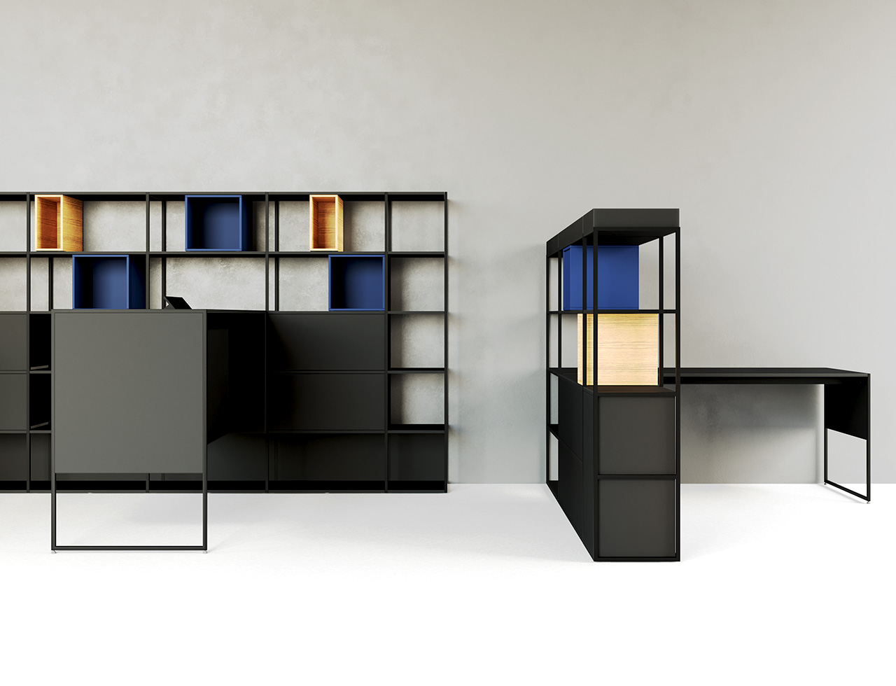 Stepps shelving units