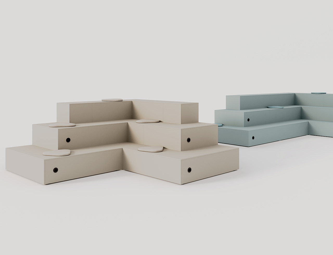 Podium modular seating