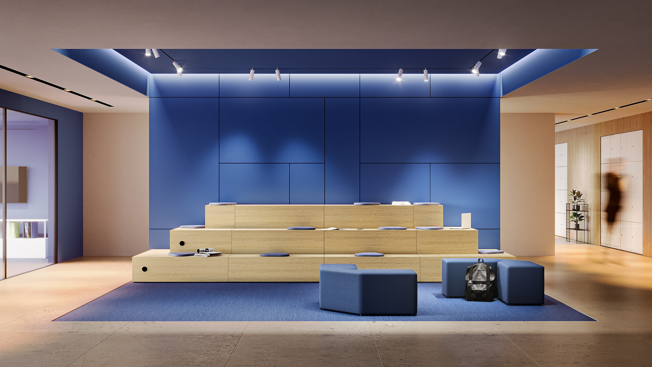 Podium modular seating