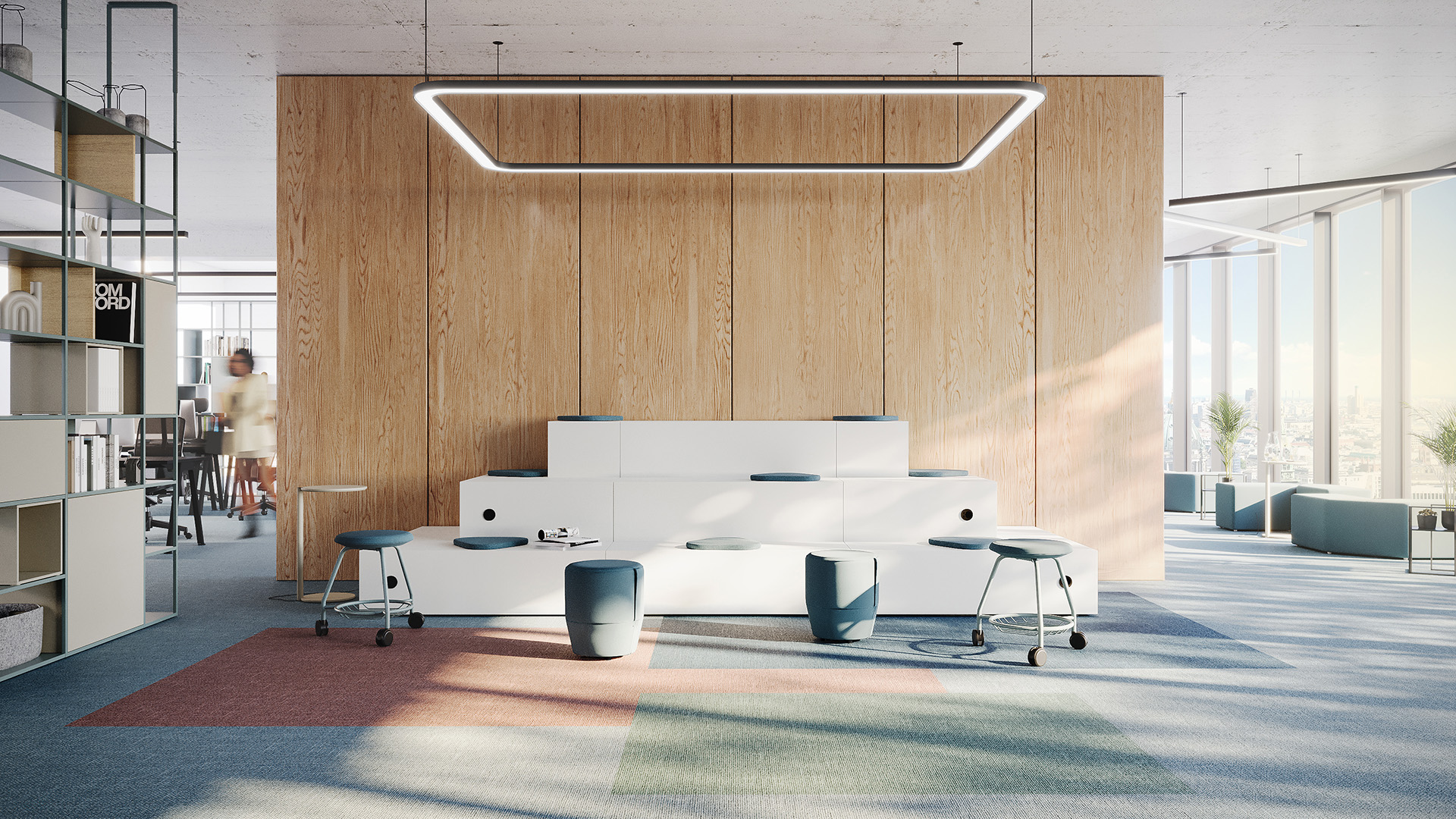 Podium modular seating