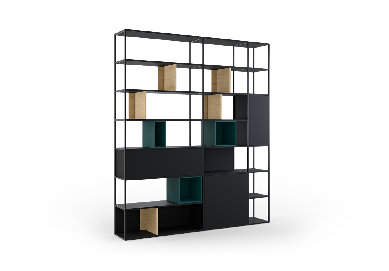 Modułowy regał Stepps - podstawa wizualnej organizacji