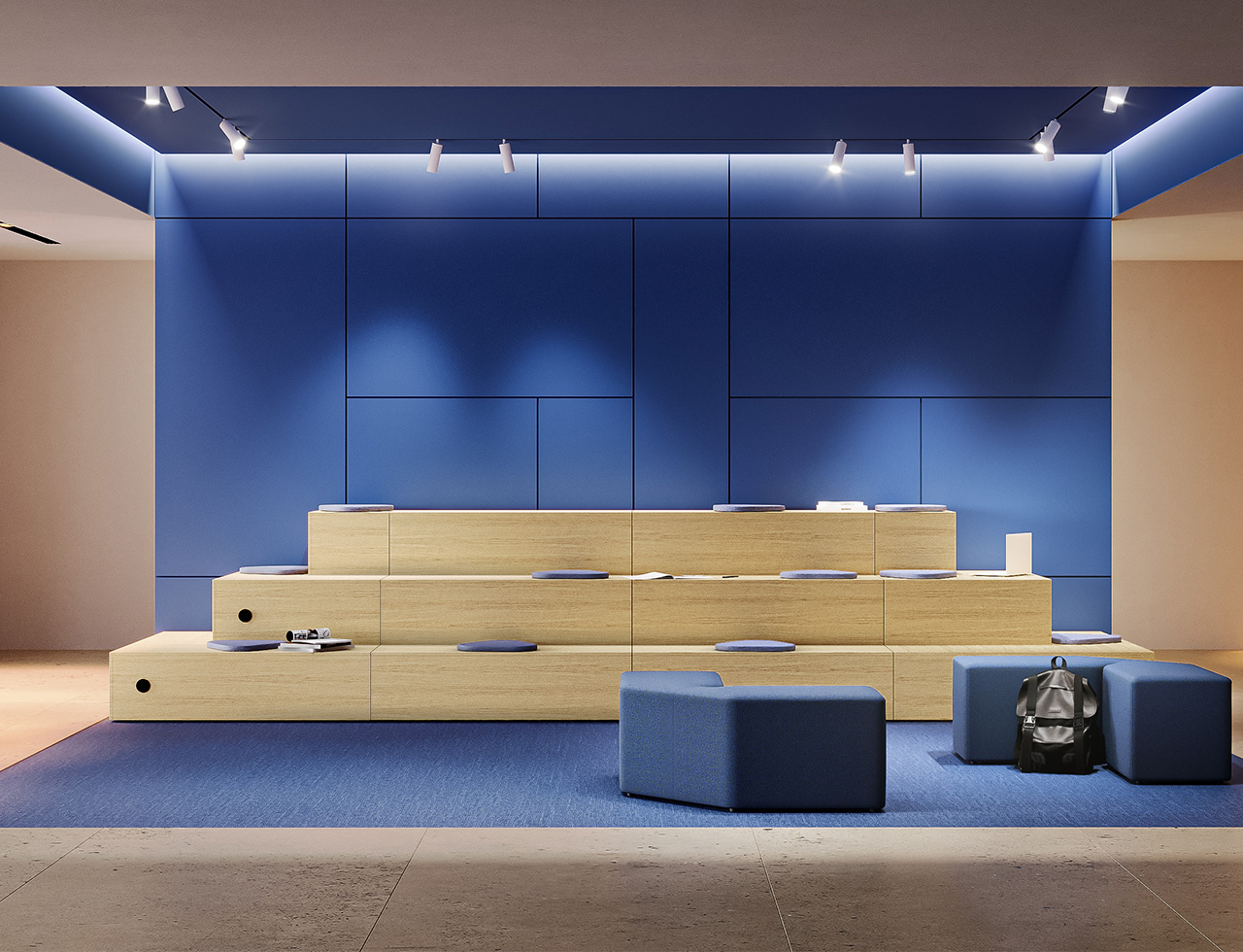 Podium modular seating